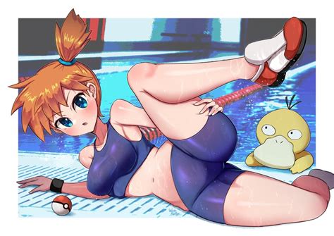 Misty And Psyduck Pokemon And 2 More Drawn By Wakaba Wata Ridley