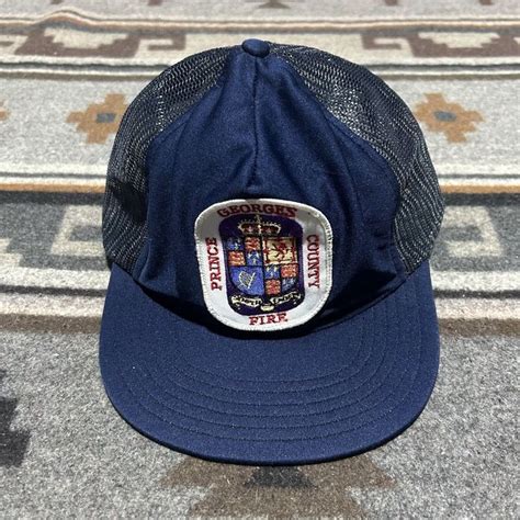 Prince Vintage Prince Georges County Fire Department Mesh Trucker Hat