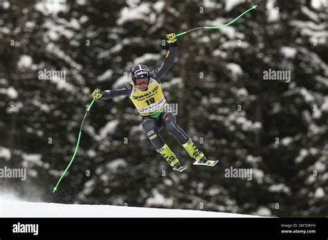Italys Matteo Marsaglia Is Airborne During An Alpine Ski Mens World