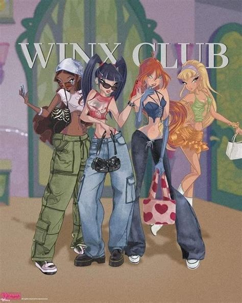 Winx Club Çizimler Vintage Posterler Şirin çizim