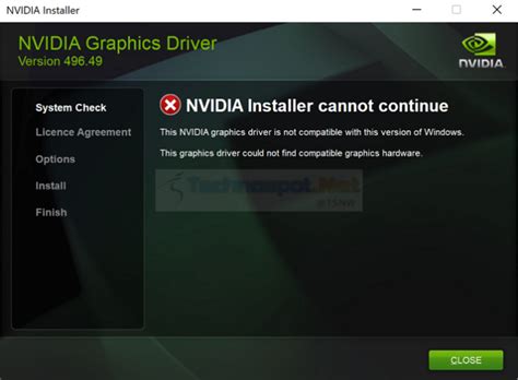Fix Nvidia Installer Cannot Continue Error On Windows