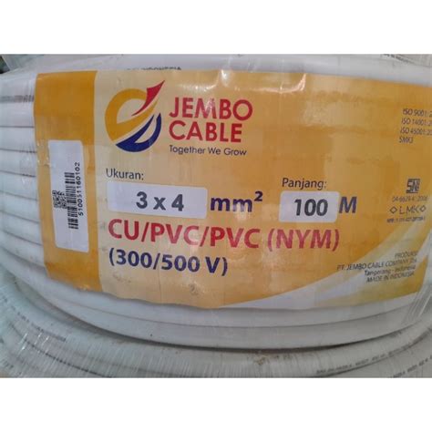 Jual Kabel Nym 3x4 Jembo Kabel Power 3x4 Jembo Shopee Indonesia