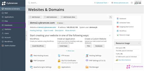 How To Create Mysql Databases In Plesk