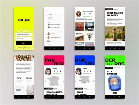 Crane Travel Blog App UI By Max Grochowiak On Dribbble
