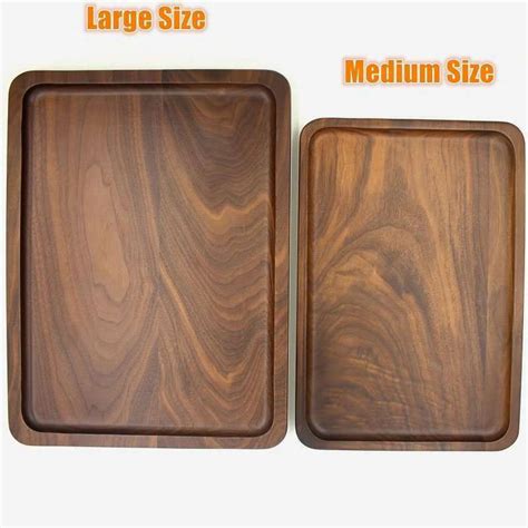 Wood Rectangular Serving Trays