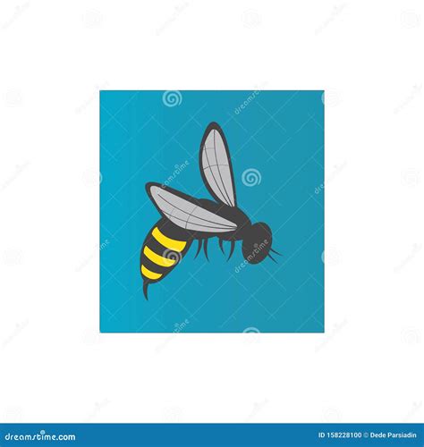 Bee 向量例证 插画 包括有 的百威 愉快 背包 弄脏之前 土蜂 蜜蜂 蜂巢 蜂声 徽标 158228100