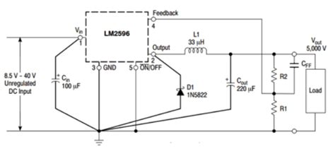 Lm2596 Switching Regulator Datasheet Pinout Features And Equivalents