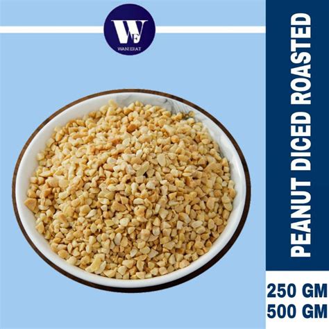 Roasted Peanut Diced Peanut Nibs Kacang Tanah Cincang Shopee Malaysia