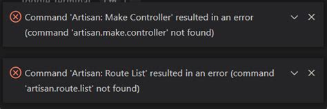 Command Artisan Optimize Resulted In An Error Command Artisan