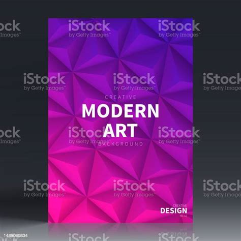 브로셔 템플릿 레이아웃 핑크 커버 디자인 비즈니스 연례 보고서 전단지 잡지 3차원 형태에 대한 스톡 벡터 아트 및 기타 이미지 3차원 형태 가리기 결정체 Istock