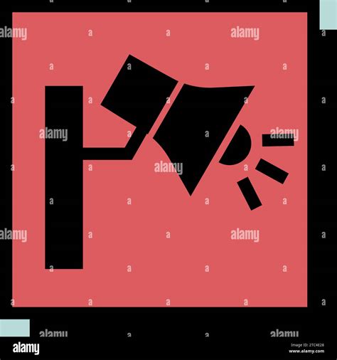 Loudspeaker Or Megaphone Vector Isolated Neo Brutalism Icon Graph Symbol For Music And Sound