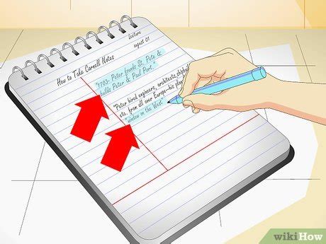 How To Take Cornell Notes With Pictures WikiHow