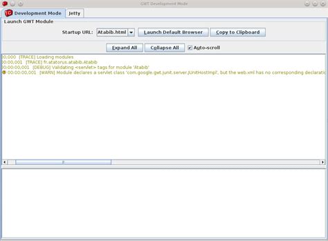Tutoriels GWT Première application