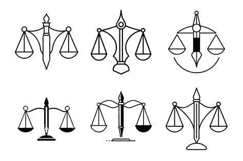 Premium Vector Law Logo Vector With Judicial Balance Symbolic Of