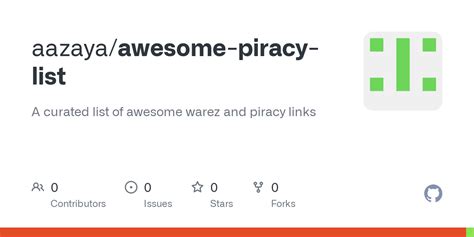 GitHub Aazaya Awesome Piracy List A Curated List Of Awesome Warez