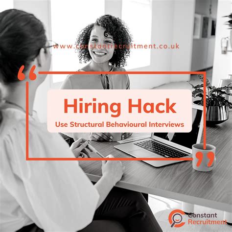 How Structured Interviews Can Boost Hiring Process Constant Recruitment Ltd Posted On The