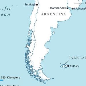 High Resolution Digital Color Map Of South America Including Countries