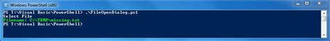 Powershell FileOpenDialog Icewolf Blog