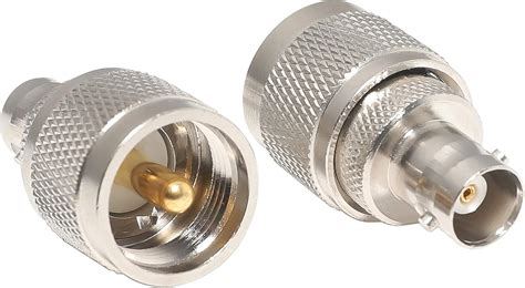 Anina Bnc Female To Uhf Male Pl259 Rf Coaxial Adapter For