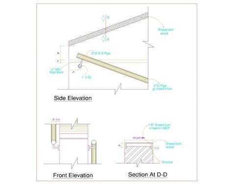 Handrail Design Thousands Of Free Autocad Drawings