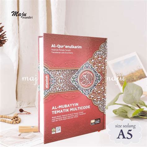 Jual Al Quran Terjemah Perkata Latin Sambung Ukuran Sedang A Tematik Multicode Alquran Alqosbah