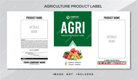 Premium Vector Agricultural Pesticides Label Design Agriculture
