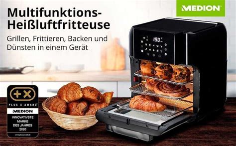 Немски Фритюрник с горещ въздух Medion Фурна Грил Скара10л 1500w гр Пловдив Тракия • Olx Bg