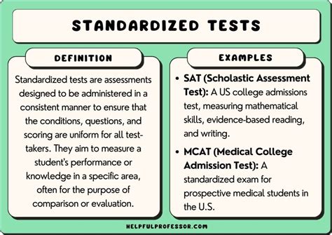 standardized test definition