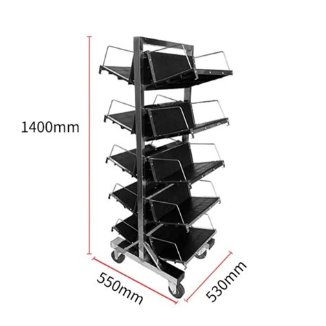 Esd Hand Carts Pcb Storage Circulation Trolley Antistatic Cart Esd Trolley Anti Static