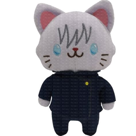 Gojo Kitty Anime Gojo Jjk Satoru Plush Jujutsu Kaisen Free Png Picmix