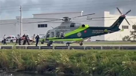 Person Airlifted After Medley Shooting Youtube