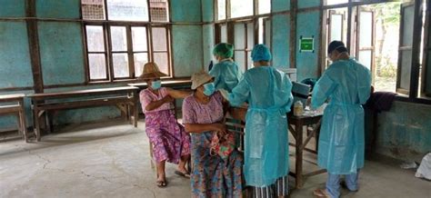 ဆင်ပေါင်ဝဲမြို့နယ်၌ ကိုဗစ် ၁၉ရောဂါကာကွယ်ဆေး ဆက်လက်ထိုးနှံပေး Information And Public Relations