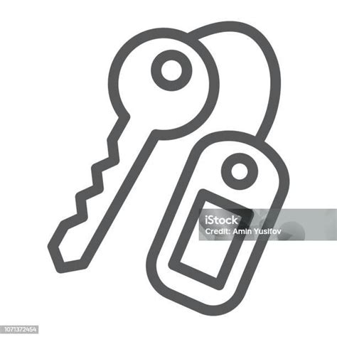 키 라인 아이콘 닫기 및 안전 서명 벡터 그래픽 흰색 바탕에 선형 패턴 잠금을 해제 합니다 0명에 대한 스톡 벡터 아트 및 기타 이미지 Istock