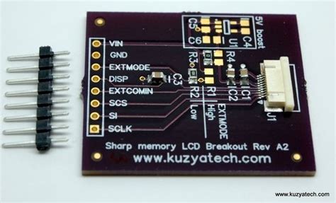 Tindie Blog Breakout Board For Low Power Sharp Memory Lcds