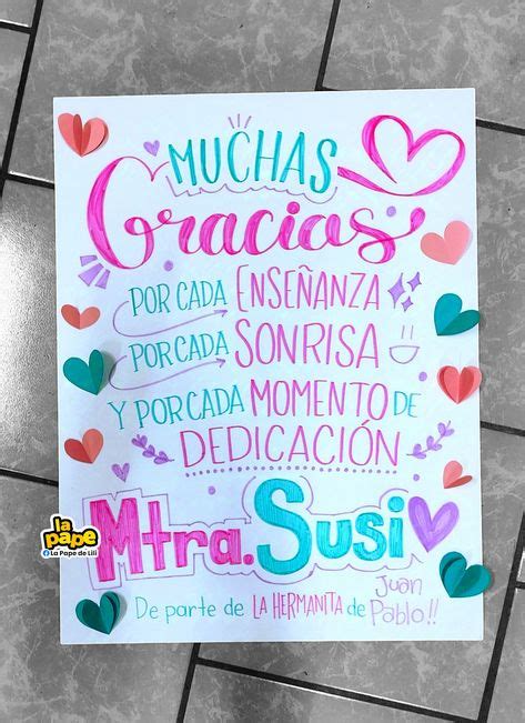 Tarjetas De Despedida Para Alumnos