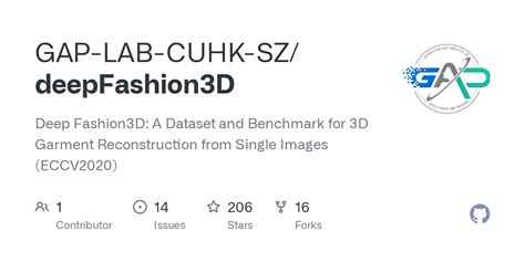 github gap lab cuhk sz deepfashion3d deep fashion3d a dataset and