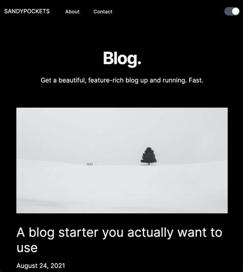 28 open source free next js blog templates starters