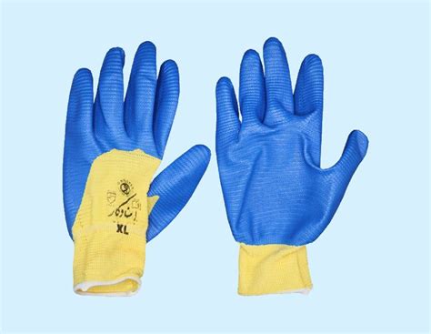 دستکش نیتریل استادکار؛ نخی ضد لغزش M Xxl کوتاه بلند متوسط آراد برندینگ