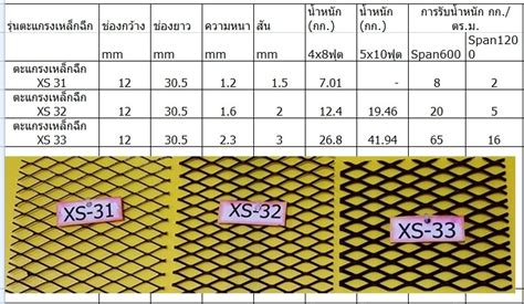 ตะแกรงเหล็กฉีกxs 31