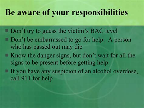 Alcohol Poisoning Ppt