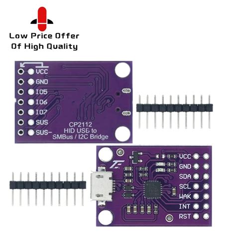 Cp2112 Debug Board Usb To Smbus I2c Communication Module 2 0 Microusb 2112 Evaluation Kit For