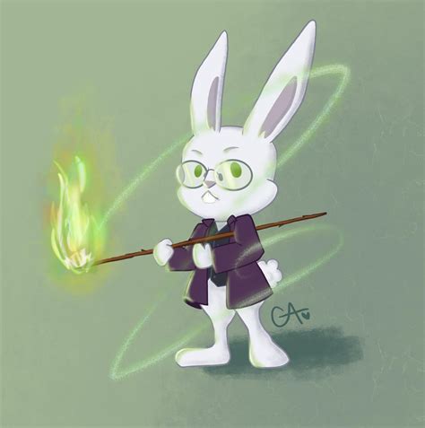 Rf Ginzhei The Harengon Chronurgy Wizard Rcharacterdrawing