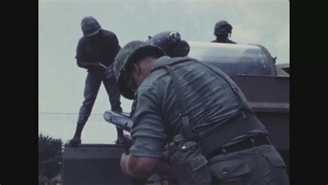 Chaparral Missile Crew Members Load Chaparral Editorial Video