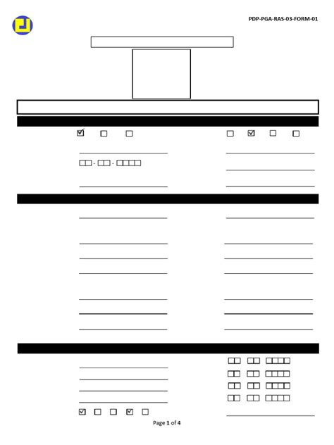 Pdp Pga Ras 03 Form 01 Biodata Form 2023 1 Pdf