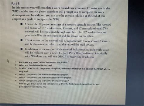 Solved Part B In This Exercise You Will Complete A Work Chegg Com