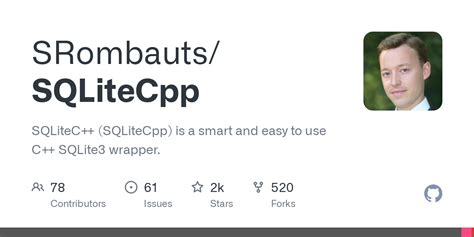 Github Srombauts Sqlitecpp Sqlitec Sqlitecpp Is A Smart And Easy