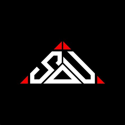 SOU Letter Logo Creative Design With Vector Graphic SOU Simple And