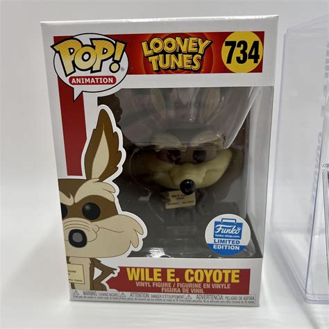 Funko Pop Animation Looney Tunes Wile E Coyote 734 Exclusive Sold