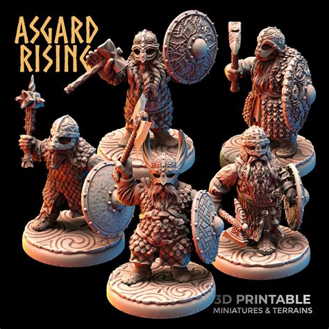 Dwarf Dwarves In Scale Armors Asgard Rising Hammerline