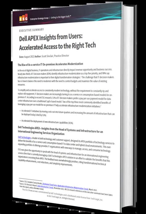 Dell APEX Insights From Users Accelerated Access To The Right Tech